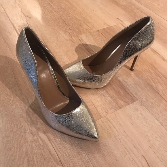 Abound | Shoes | Silver Metallic Heels | Poshmark